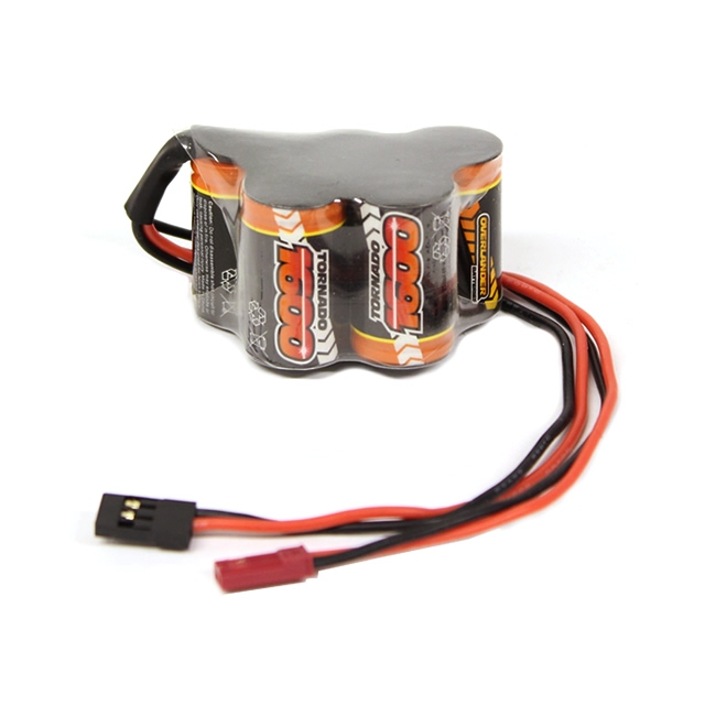 NiMh Hump Receiver 6v 1600mAh Battery BEC Futaba Plug RC Nitro Cars ...