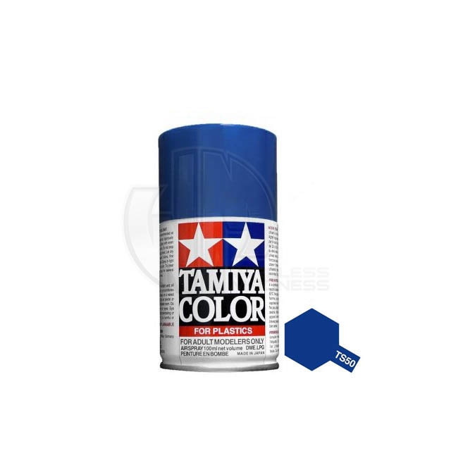 Tamiya TS-50 Mica Blue 100ml Acrylic Spray Paint - TS-85050