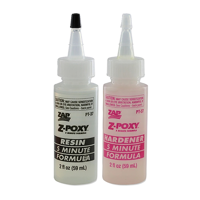 ZAP PT37 Z-Poxy Adhesive 5 Minute Epoxy Glue (4oz) - 5525775 ...