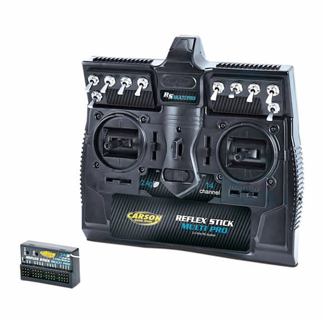 Carson Reflex Stick Multi Pro 14-Channel Transmitter and Receiver 2 ...